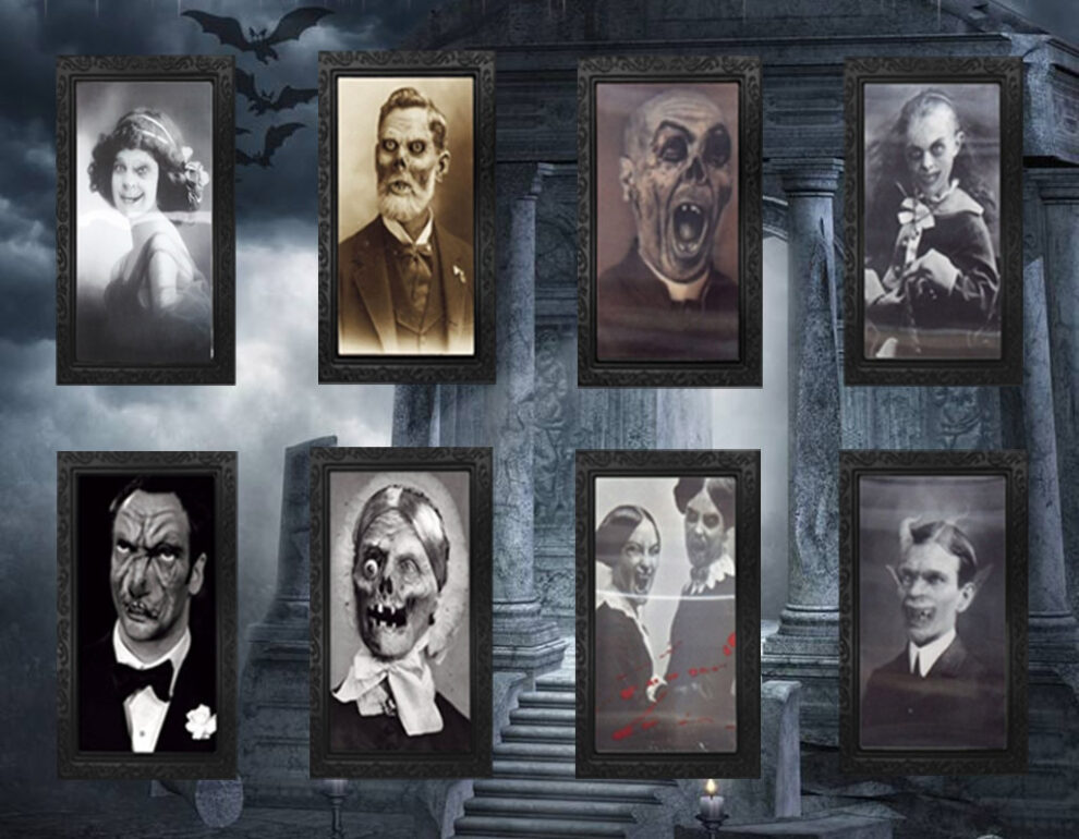 3d Lenticular Horror Picture Frame Spooky Changing Face Wall Decor Art ...