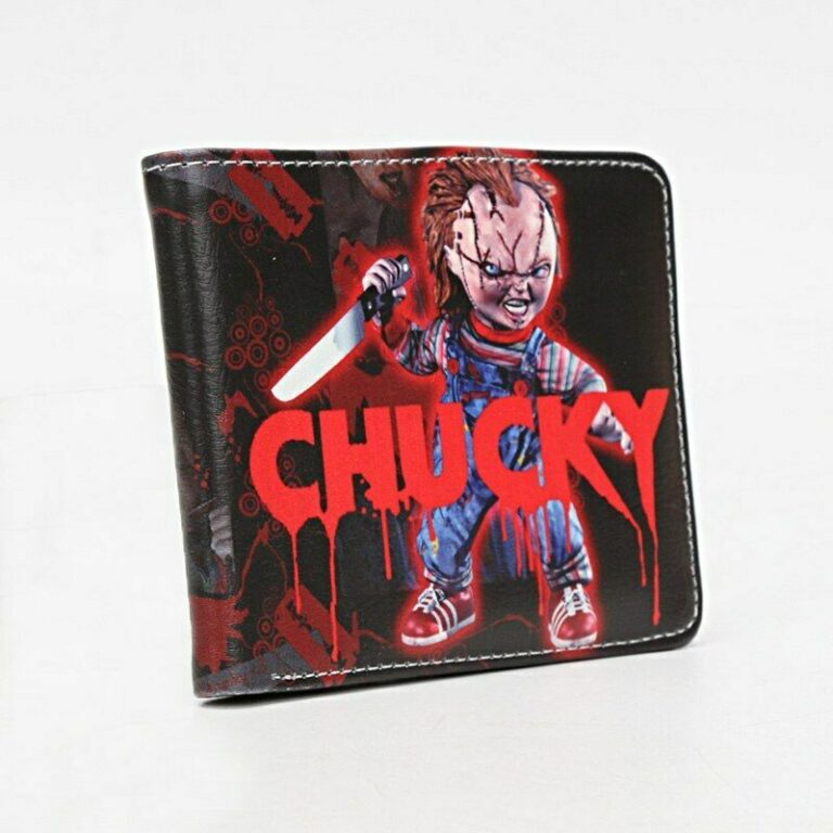 Chucky Horror Movie Themed Gothic Pu Slim Wallet Card Holder ...