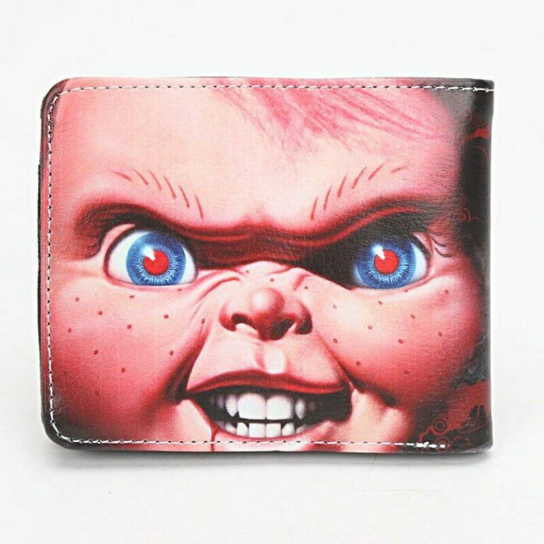 Chucky Horror Movie Themed Gothic Pu Slim Wallet Card Holder ...