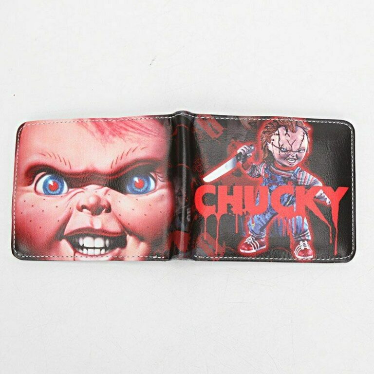 Chucky Horror Movie Themed Gothic Pu Slim Wallet Card Holder ...