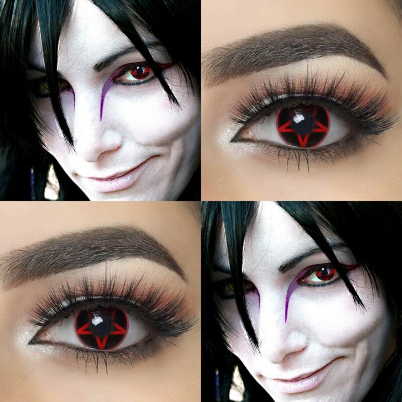 Contract Eye Contacts Pentagram Cosplay Colored Contact Lenses ...
