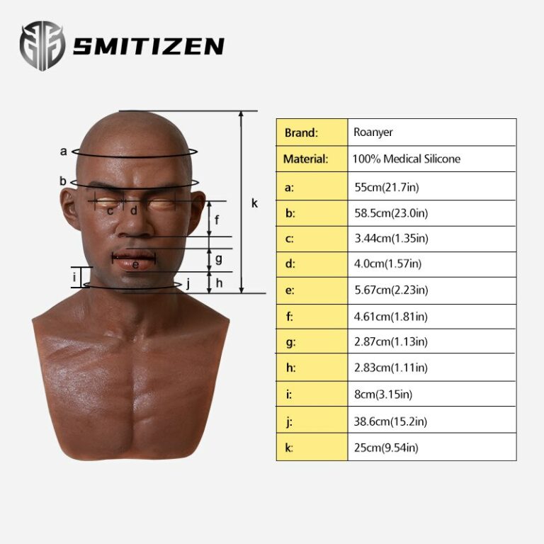Realistic Silicone Martin Mask By Smitizen For Adult Halloween Cosplay ...