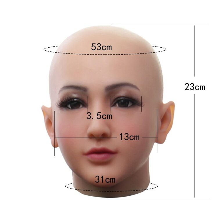 Dokier Realistic Silicone Full Face Mask For Crossdressing Drag Queen ...