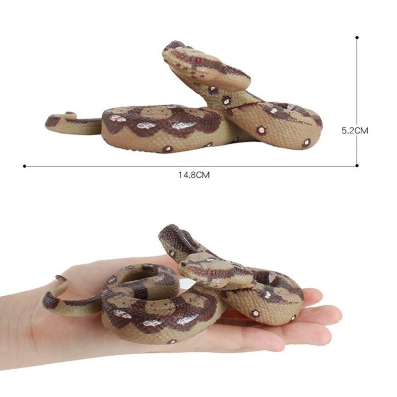 Realistic Large Rubber Snake Toy High Simulation Prank And Horror Props ...