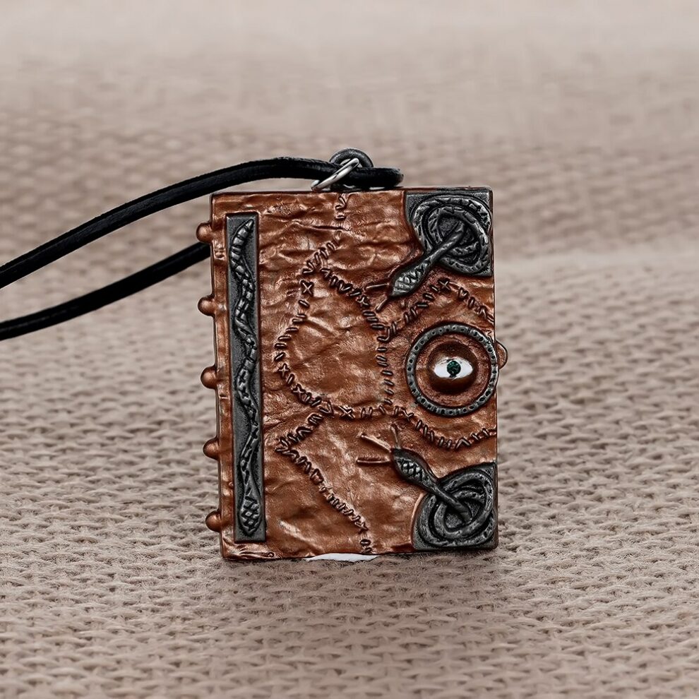 Doublesided Hocus Pocus Witches Spellbook Necklace For Women Gift ...