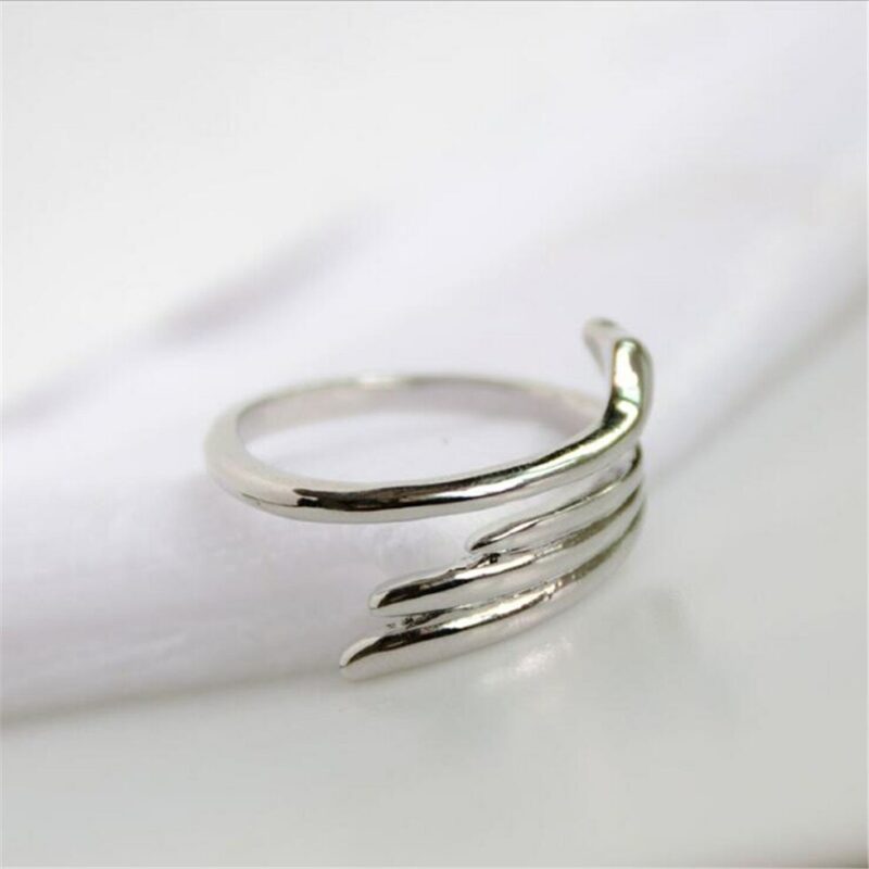 Gothic Punk Mens Ring Dragon Angel Wings Vampire Devil Style Jewelry ...