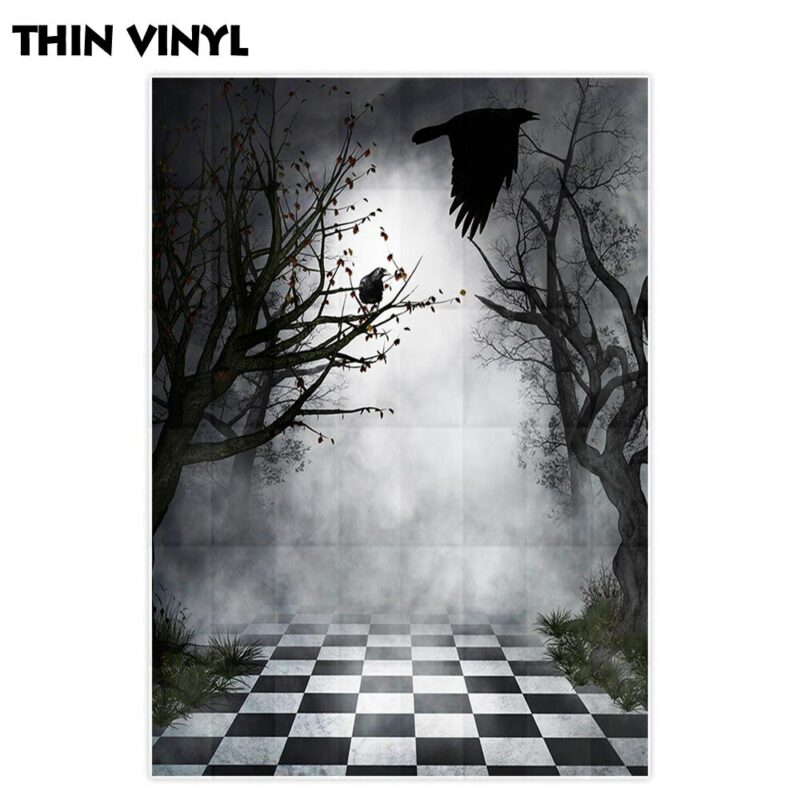 Allenjoy Alice In Wonderland Photography Backdrop Crow Fog Party ...