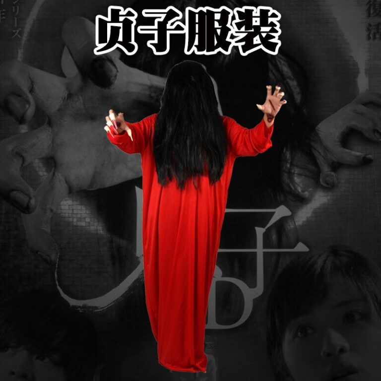 Scary Yamamura Sadako Ghost Demon Cosplay Horror Role Play Costume ...