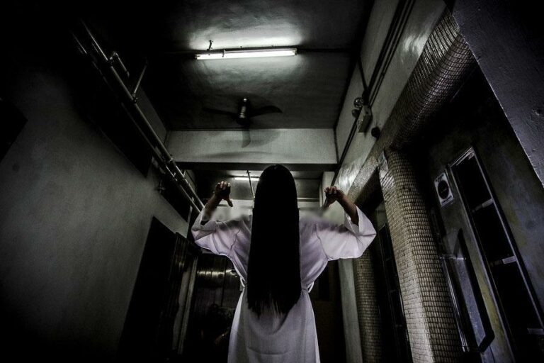 Womens Scary Yamamura Sadako Cosplay Costume Zombie Witch Wig Set ...