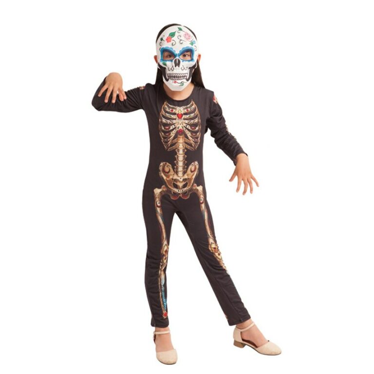 Kids Scary Werewolf Clown Costume Spider Skeleton Monster Fancy Dress ...