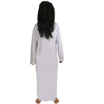 Unisex Scary Sadako Cosplay Ghost Costume Red White Rope Design ...