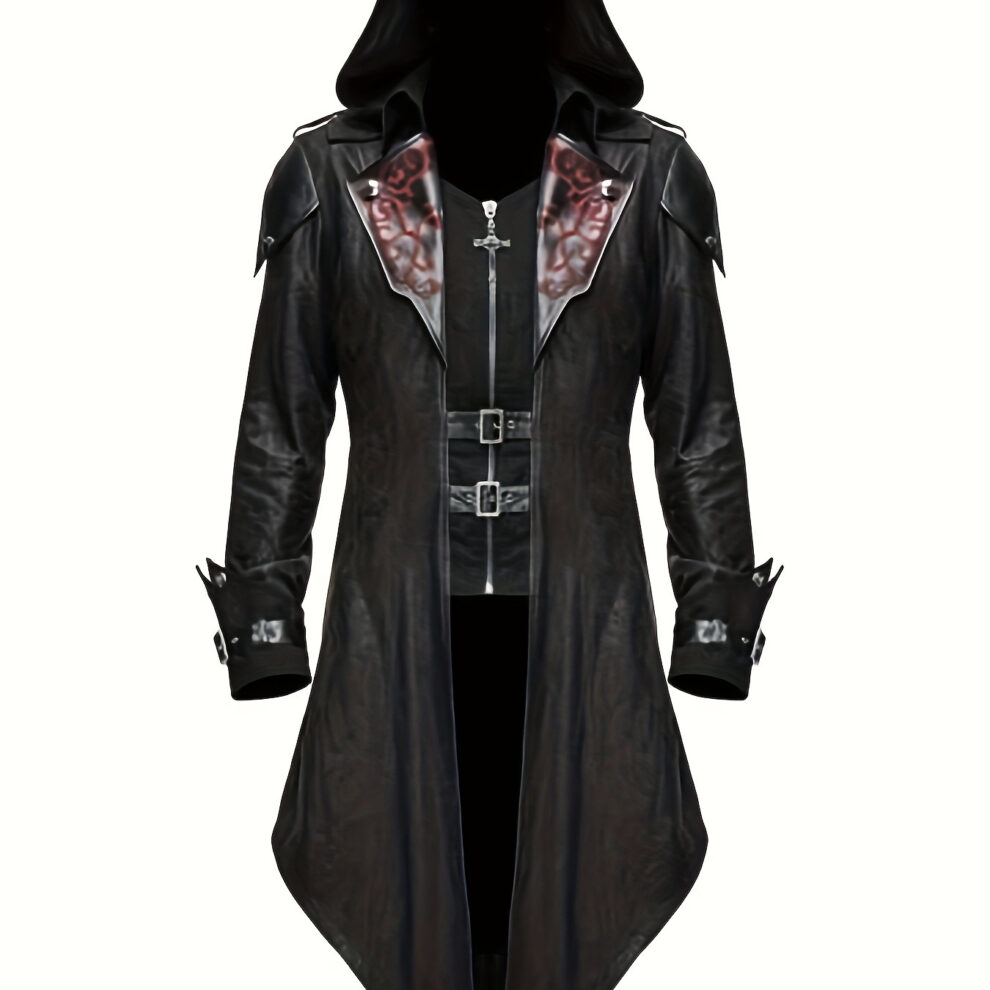Authentic Medieval Gothic Assassin Cosplay Coat Vintage European Style ...