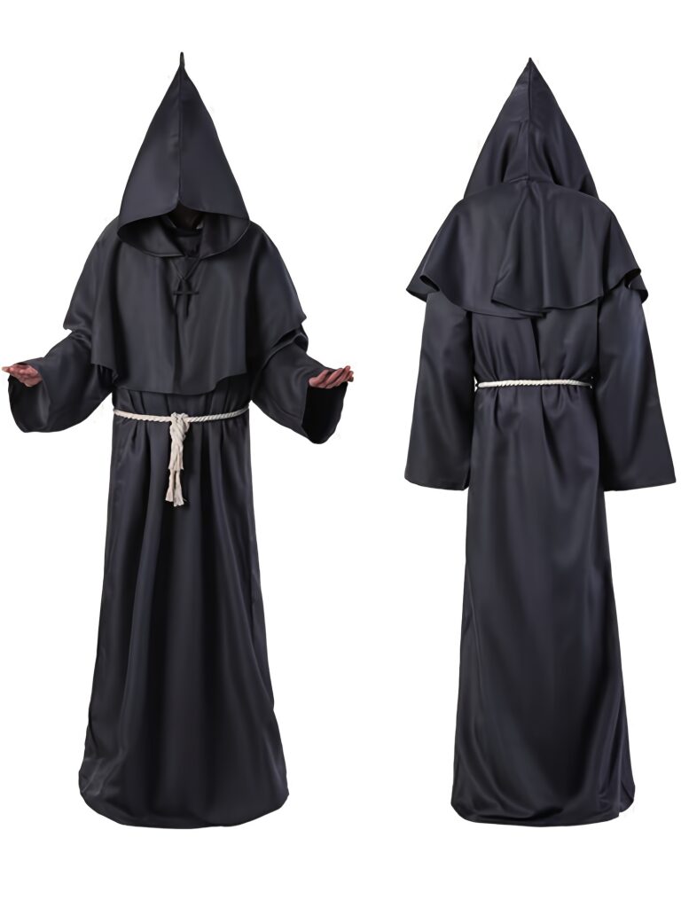 Authentic 6pcs Renaissance Plague Doctor Costume For Halloween And ...