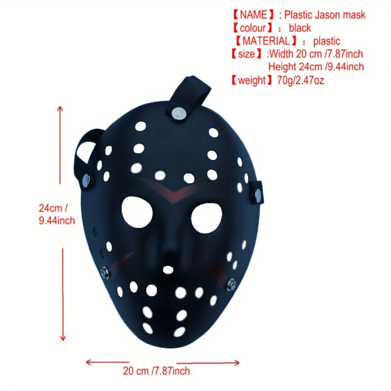 Collectors Edition Jason Halloween Mask Movie Theme Masquerade Prop ...